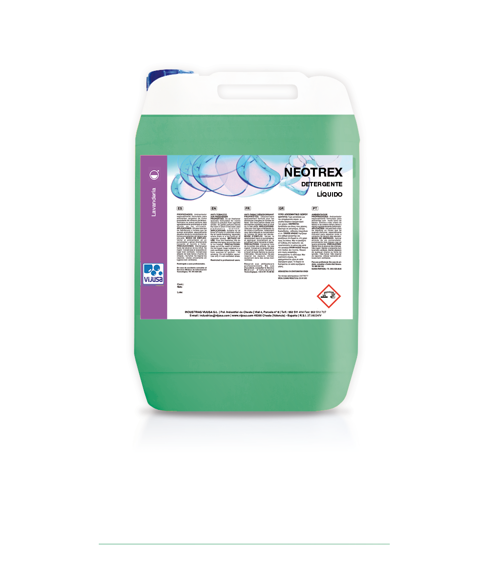 Detergente Neotrex líquido 20 lt